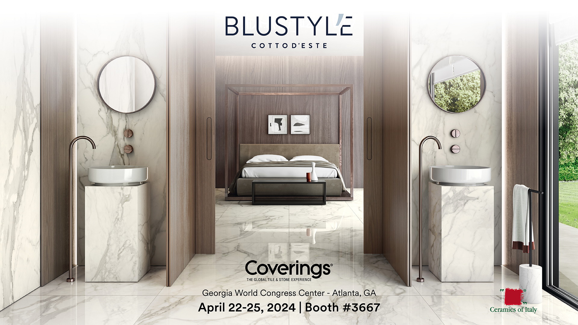 Blustyle at Coverings 2024 - Carrelage en Grès cérame et Kerlite